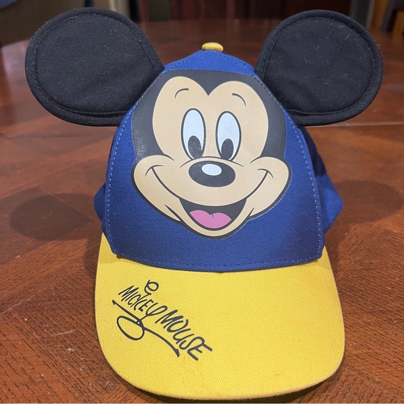 Disney | Accessories | Disney Yellow Mickey Mouse Cap | Poshmark